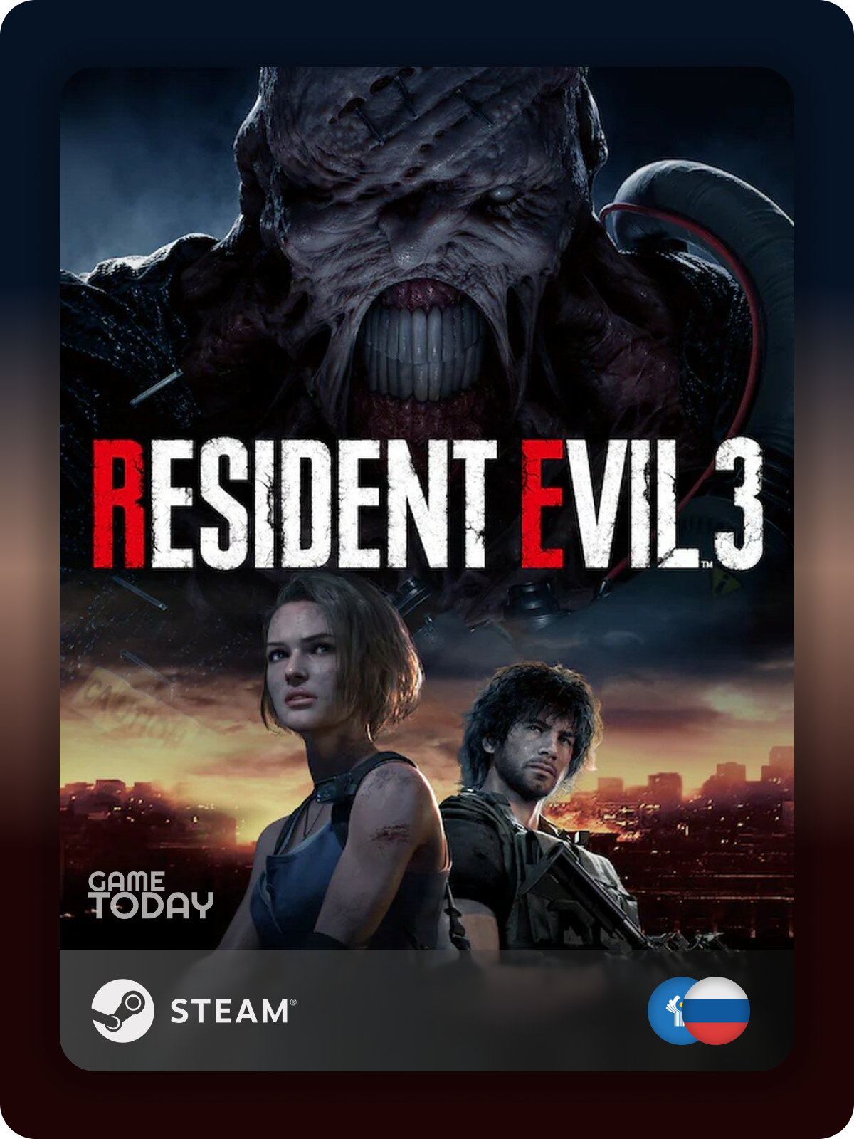 Resident Evil 3 Remake | Игра в Steam | PC | Steam Deck | Ключ | Регион активации Россия и СНГ