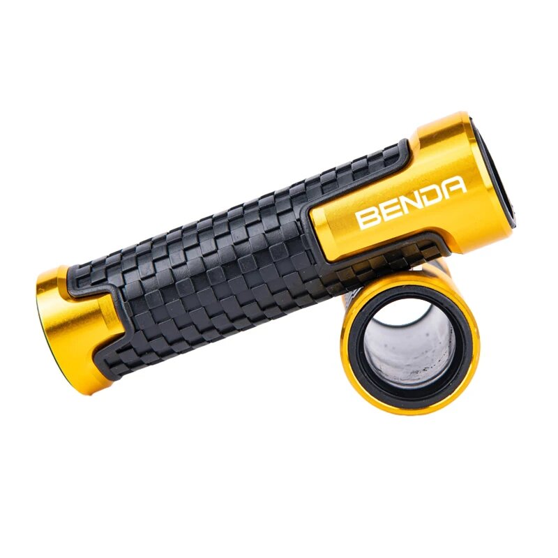 Ручки Руля Для Мотоцикла Benda LFC700 BD700-2, Алюминиевый Сплав С Резиновым Покрытием, Gold