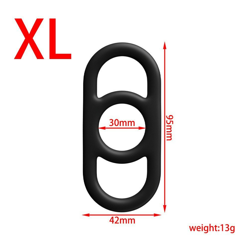 Силиконовое кольцо кольцо пениса кольцо мужской тройной замок кольцо пара для взрослых секс-игрушки секс-товары оптовая