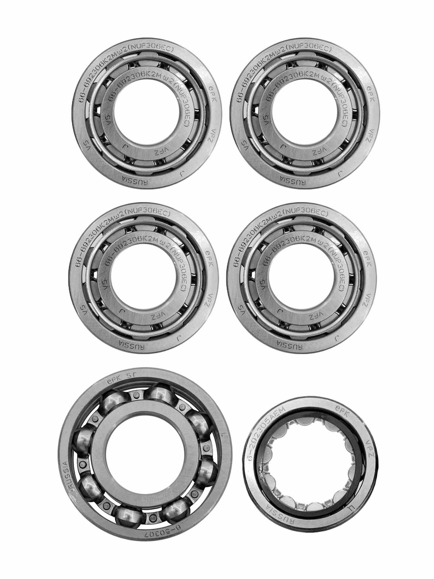 Комплект ремонтный подшипников для УАЗ косозубой раздаточной коробки