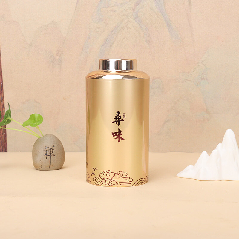 Чайные банки Большой маленький размер Феникс Один кластер Герметичная банка для чая Зеленый чай Черный чай Упаковка для