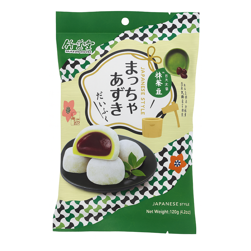 Bamboo House моти матча с адзуки (красная фасоль) 120 гр