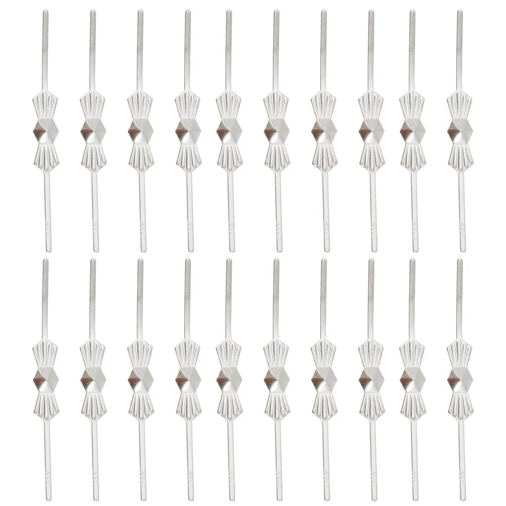 Изделия для сборки хрустальных люстр соединители бабочка 200 штук размер 4.00X0.50X0.20Cm