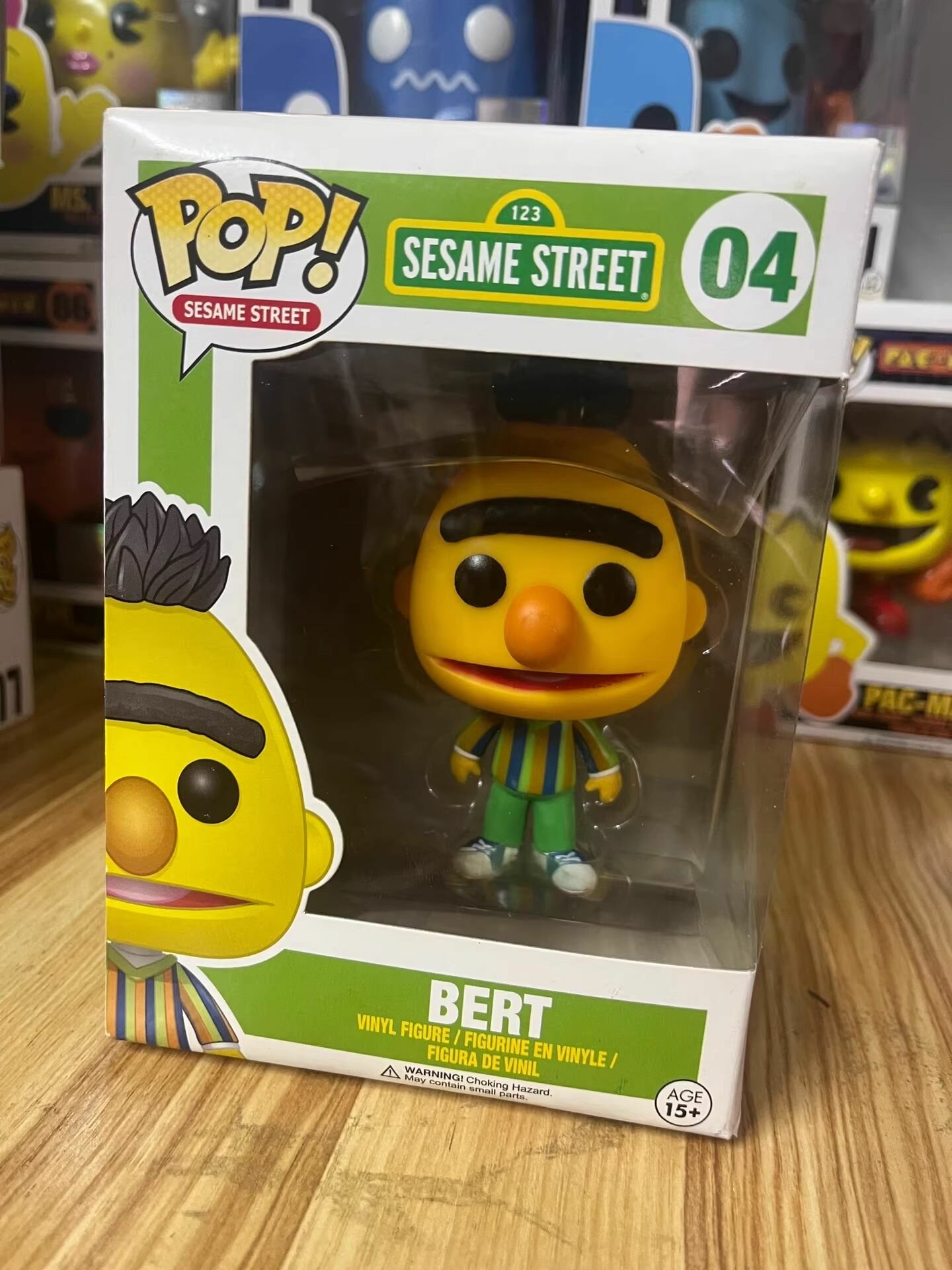 ! Sesame Street. Улица Сезам: Берт (Bert) №04, фигурка коллекционная, виниловая статуэтка, 10 см, возраст 15+