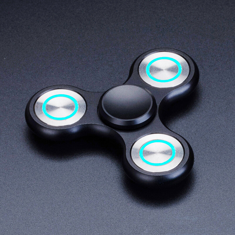 Новый фиджет-спиннер Leaker из металлического алюминиевого сплава, вращающийся спиннер для пальцев из нержавеющей стали, облегчение стресса для взрослых