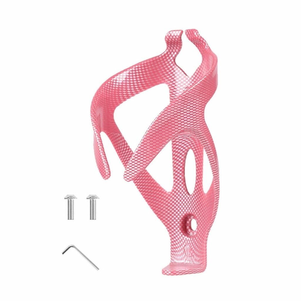 Легкое крепление для бутылок на шоссейный и горный велосипед, простое в установке, Розовый