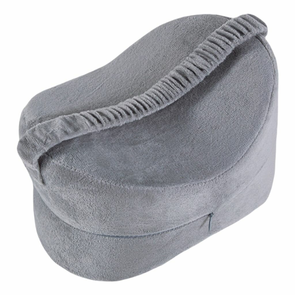 (1) Подушка для ног и коленей из пены с эффектом памяти - серая