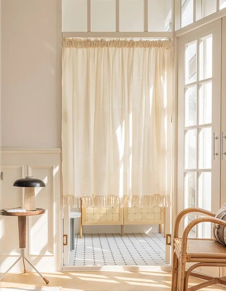 Японские шторы YMQY из хлопка и льна 140 x 200 cm