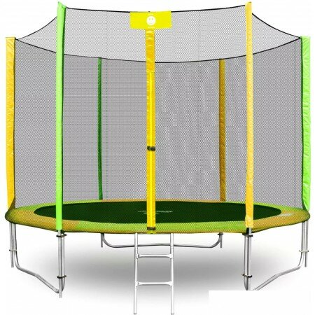 Батут Alpin ATGY-312 3.12 м с защитной сеткой и лестницей