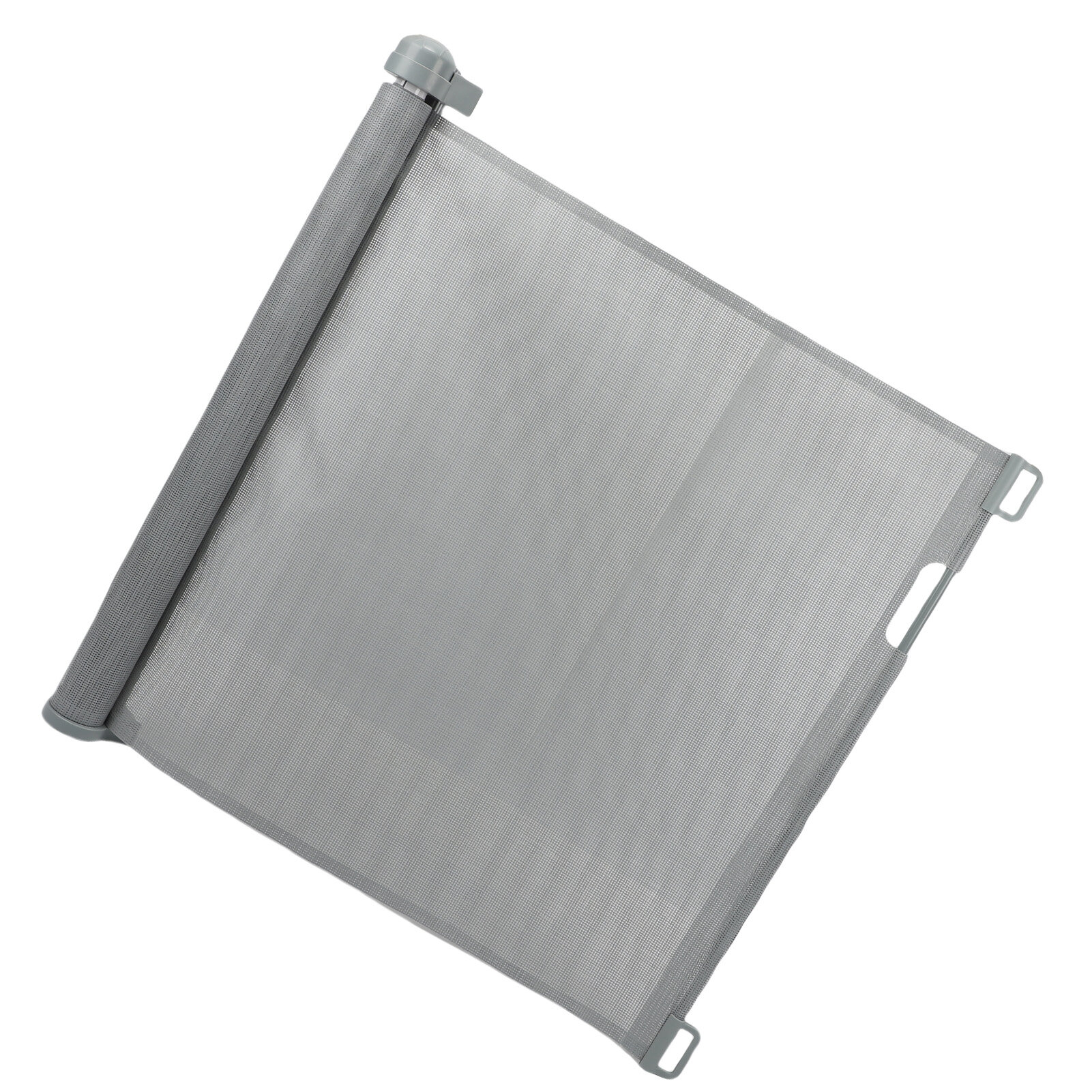 Выдвижные защитные ворота для детей и домашних животных из ПВХ для лестниц, коридоров и дверных проемов, 34,84 x 137,8 дюймов, серые.