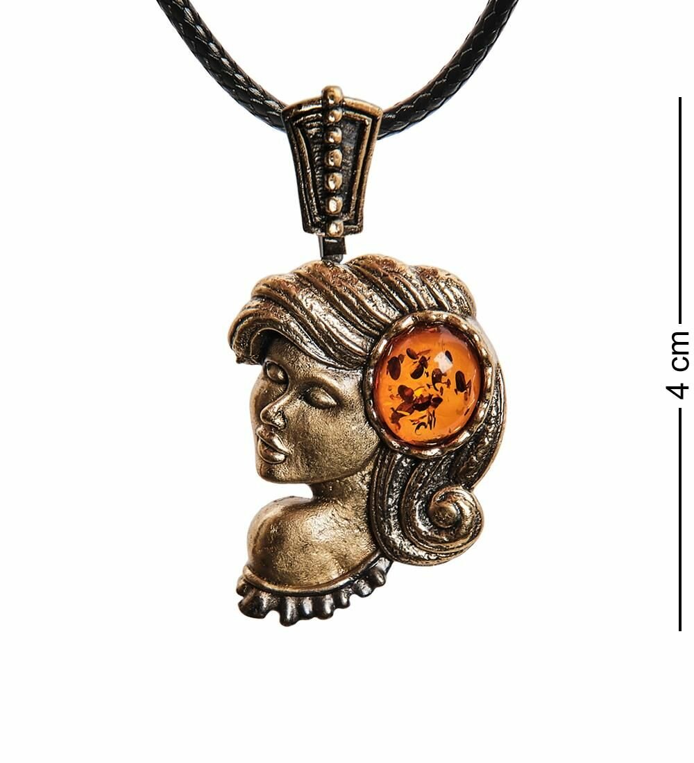 Подвеска Народные промыслы, янтарь