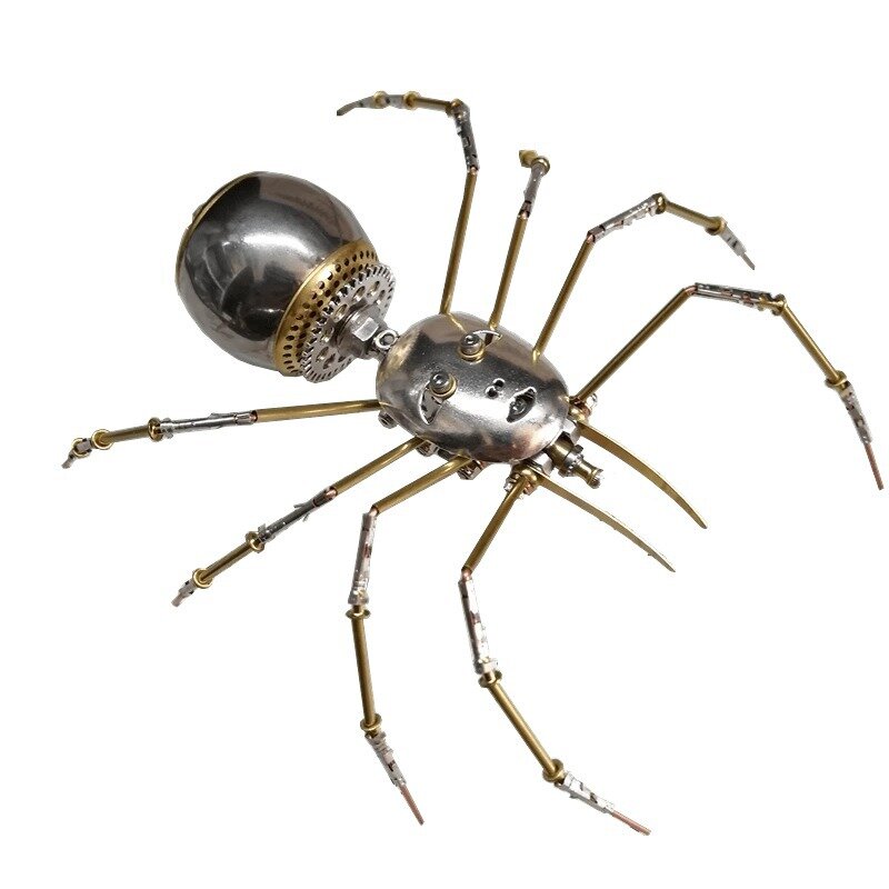 Механический паук, металлическая сборная модель, 3D DIY набор для рукоделия, креативный орнамент для мужчин