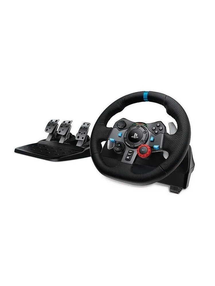 Игровой руль + педали Logitech G29 Griving Force, для PS5, PS4, PS3 и ПК, черный99% новый, Используется