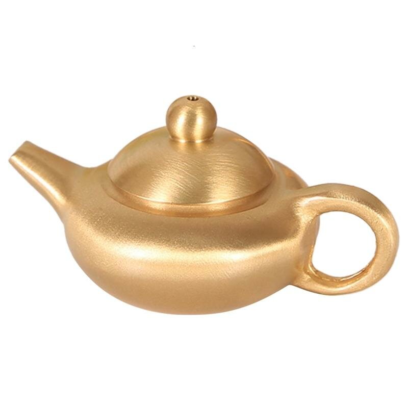 Миниатюрный латунный чайник, короткий