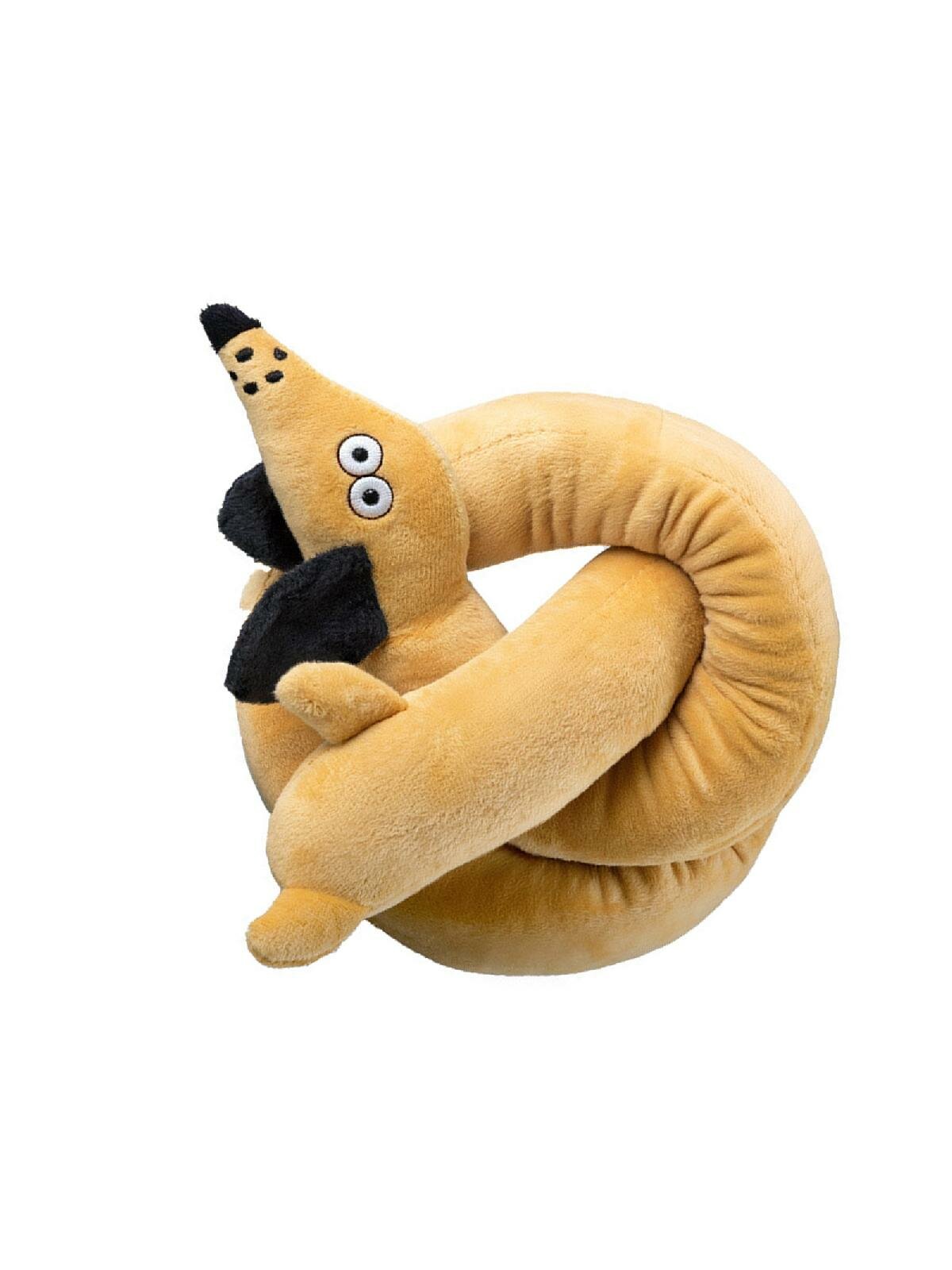 Игрушка для собак "Писклявая пушистая такса" длиной 1 м Для активных игр и дрессировки