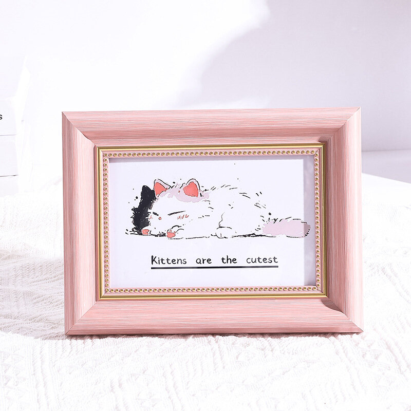 Креативная американская ретро рамка для фото, подставка для отображения, рамка для свадебных фото 6inch 7inch 8inch 10inch года, настенная рамка, пустая рамка для крепления