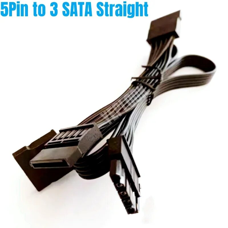 Модульный кабель питания YEPLOOK для Cooler Master MWE GOLD V2 3 SATA Straight