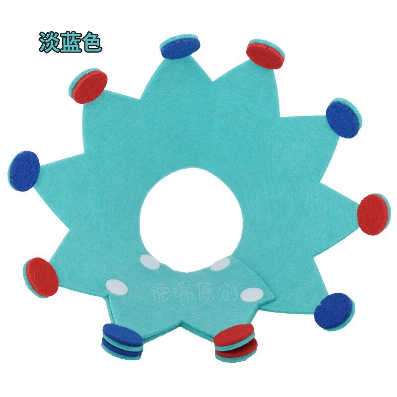 Коллар из фетра с подсолнухом, анти-грызущий, анти-лизательный, полотенце для слюней, защитный регулируемый воротник для домашних животных после операции