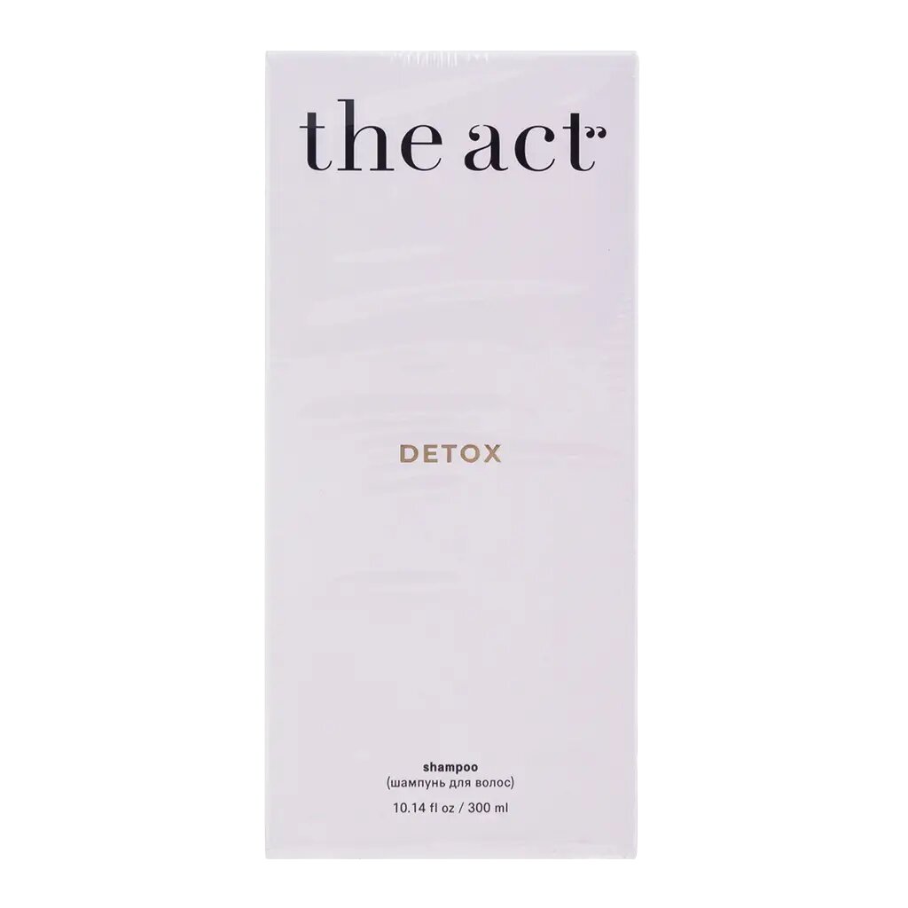 The Act Глубоко очищающий шампунь Detox с яблочным уксусом и гидролизованным кератином 280 мл 1 шт