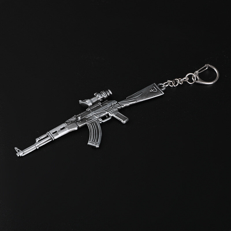 Креативный мини-пистолет 12 см брелок подвеска 98K металлическая модель AWM PUBG игра