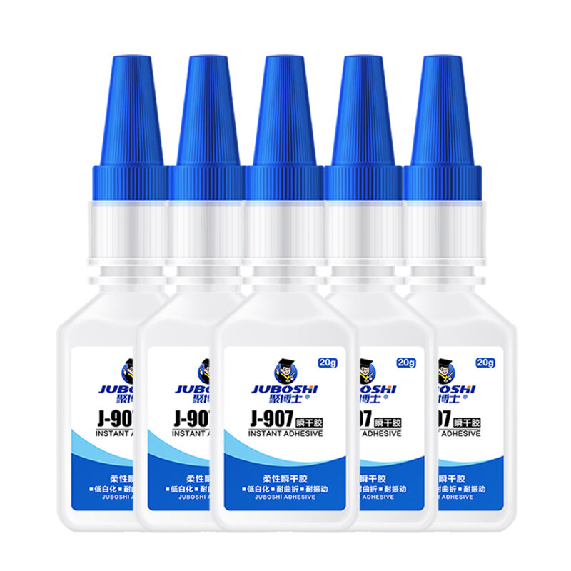 907 Гибкий прочный быстросохнущий универсальный клей для ПВХ, мягких и твердых пластиков, резины, керамики, металла, наушников, аксессуаров, АБС-пластика.