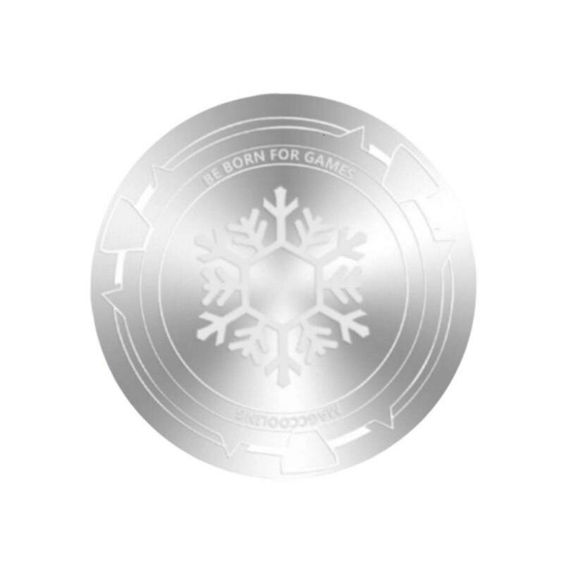 Охлаждающий чип для телефона из алюминиевого сплава с магнитом, серебро - 6 cm