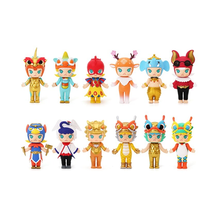 POP MART Молли Имперские Зверушки Коллекция Слепые боксы унисекс, Random 2 Blind Box