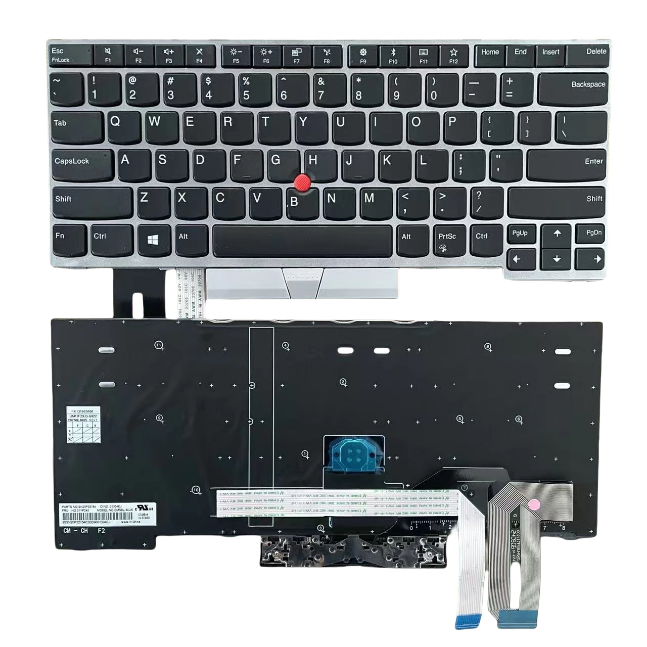 Подходит для ноутбуков Lenovo Thinkpad T14 Gen1 Gen2 P14s Gen1 Gen2 с подсветкой клавиатуры. Совершенно новый