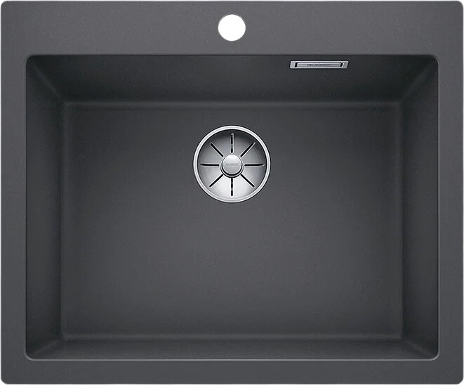 Мойка кухонная Blanco Pleon 6 61x51, прямоугольная, мойка для кухни, под столешницу, серая, матовая