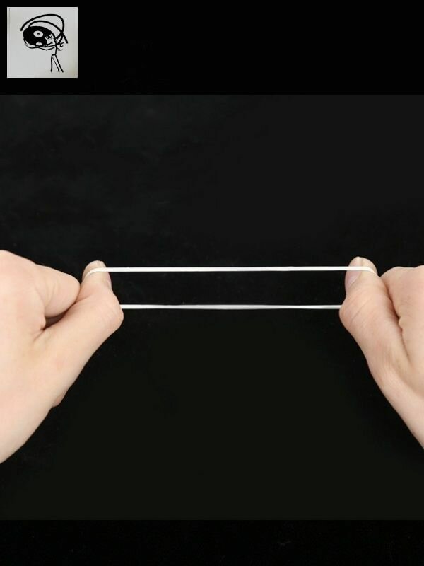 Резинки для денег канцелярские, диаметр 13 мм, толщина 1.4мм, Белый 200 шт