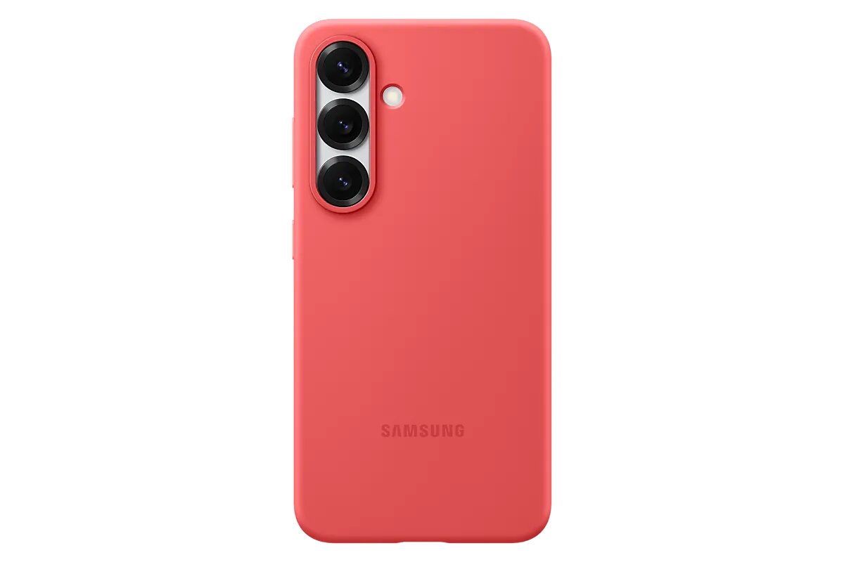 Чехол (клип-кейс) Samsung для Samsung Galaxy S25 Silicone Case Silicone Case S25 красный (EF-PS931CREGRU)