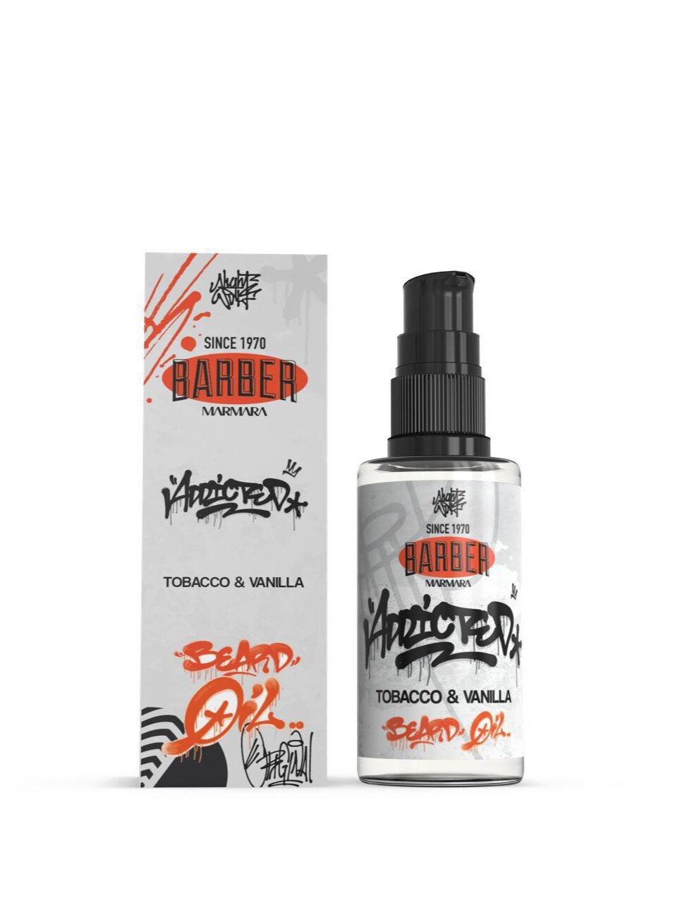 Масло для бороды Marmara "Tobacco&Vanilla", 50мл, для ежедневного ухода