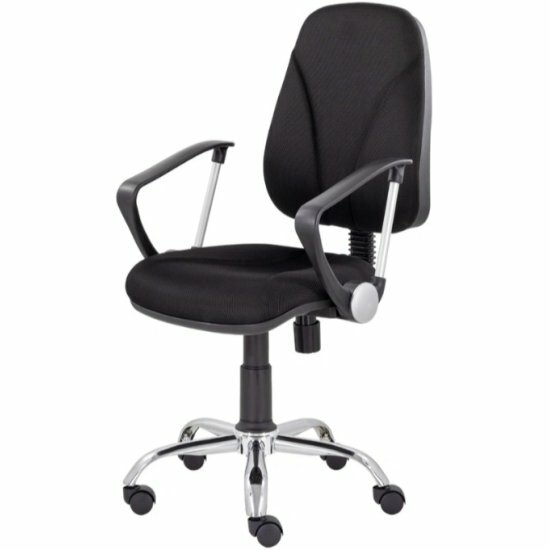 Кресло Focusnic UP_Клио /Нептун/ПВМ С-101 ткань черная TW 11