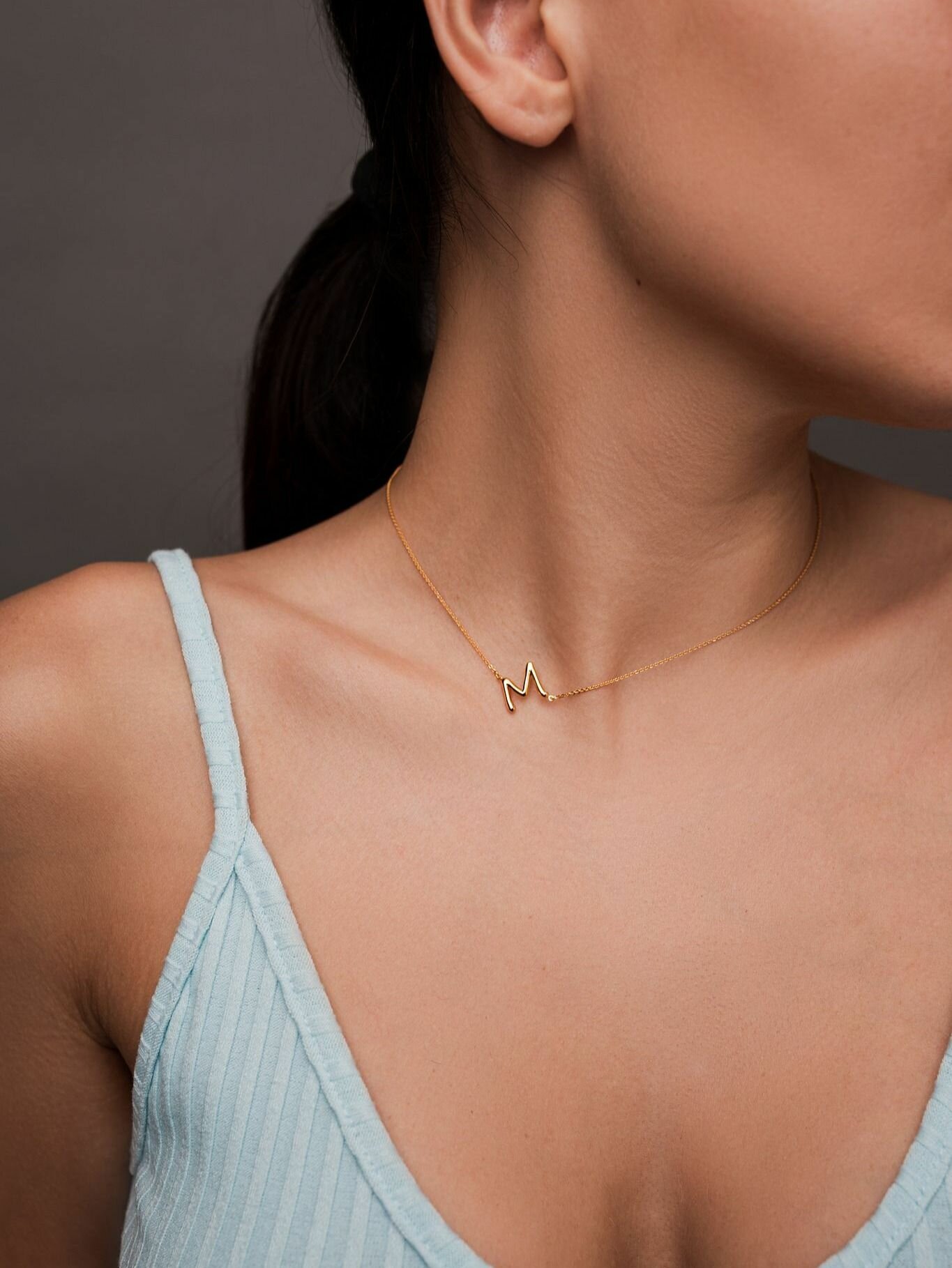 Колье, серебро, 925 проба, золочение