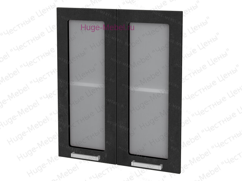 Кухонный фасад Ф-45 бетон графит (Бетон) Huge Mebel . Ширина 592 Высота 712. Кухонные фасады