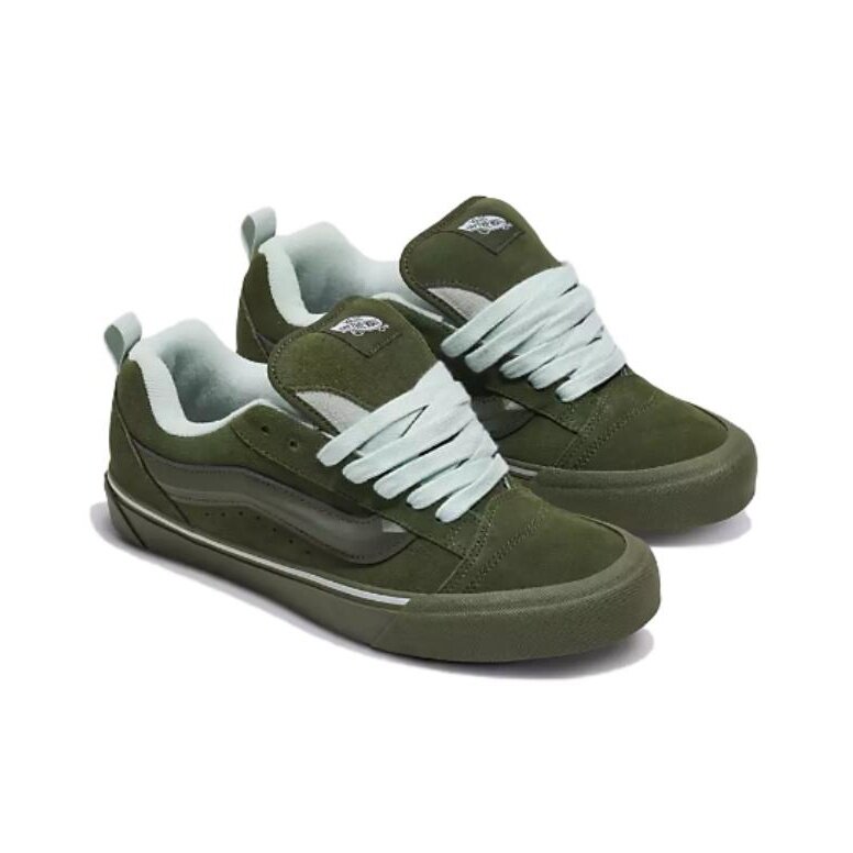 Кроссовки VANS Knu Skool, размер EU 40 стопа (25.5CM), зеленый, — фото 1