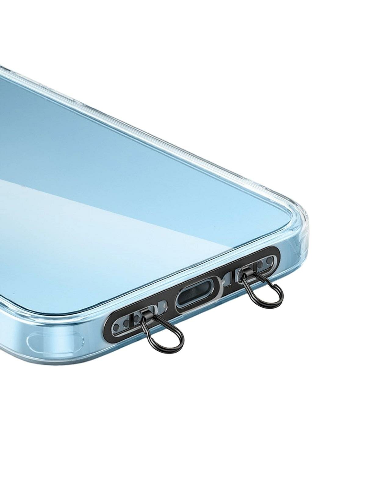 Адаптер для шнурка для телефона Надежное и тонкое металлическое крепление для шнурка для телефона