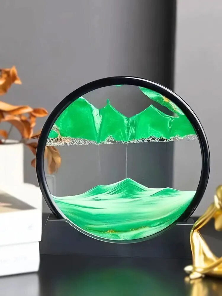 Картина песочная интерьерная 3D антистресс, Креативная статуэтка / Песочные часы антистресс / подарк