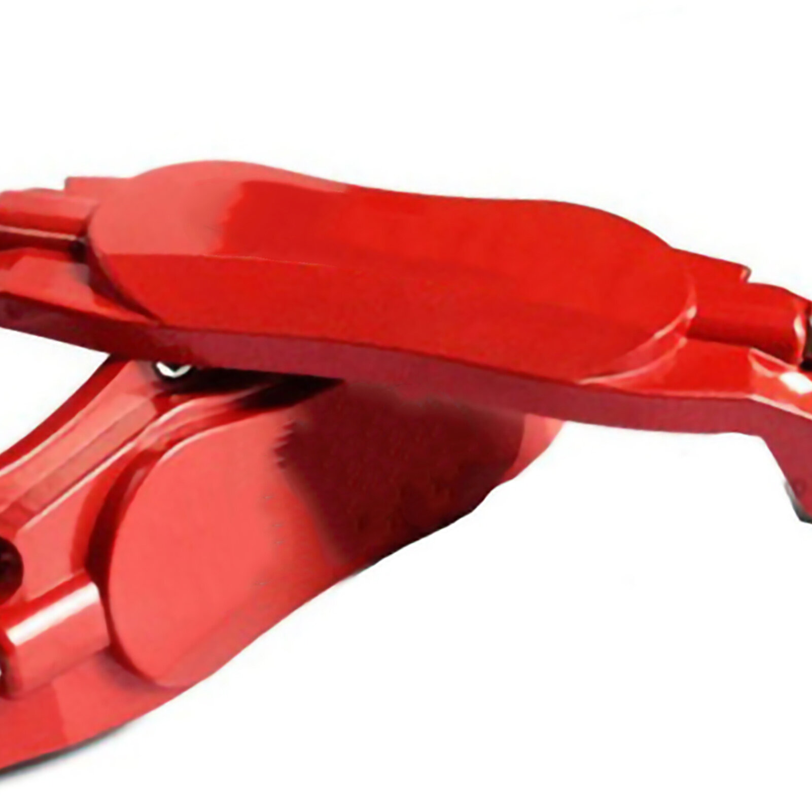 Универсальные чехлы для суппортов, прочный защитный чехол для тормозного суппорта из алюминиевого сплава для автомобиля, красный, средний