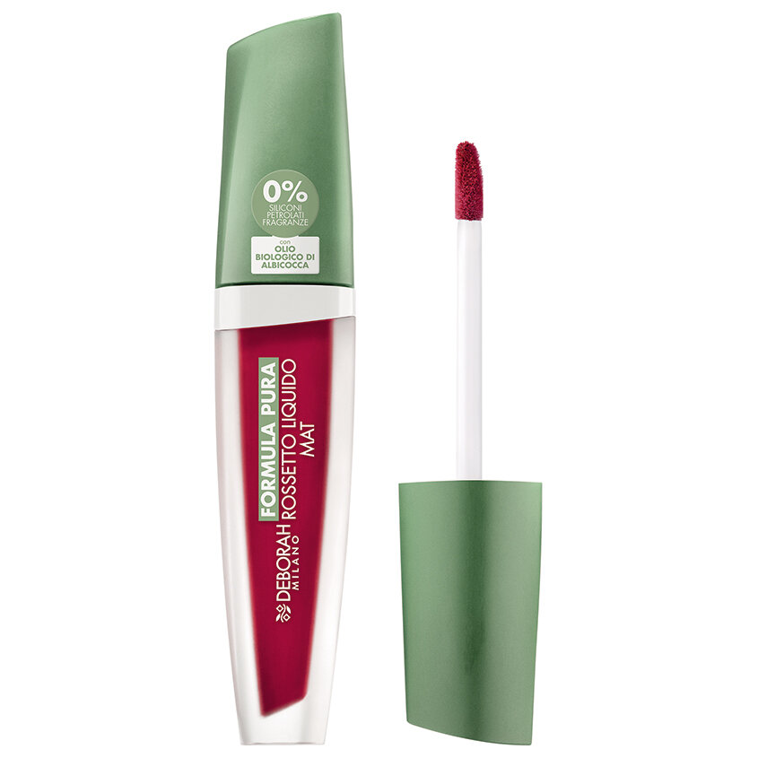 Помада для губ DEBORAH `FORMULA PURA` ROSSETTO LIQUIDO MAT матовая жидкая тон 07 огнено-красный