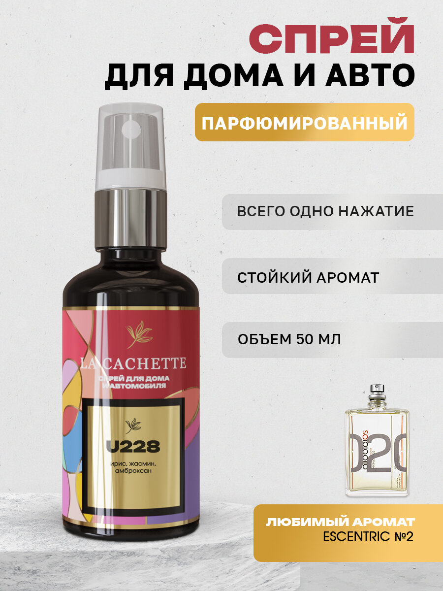 Парфюм для дома La Cachette U228 Escentric 02, 50 мл