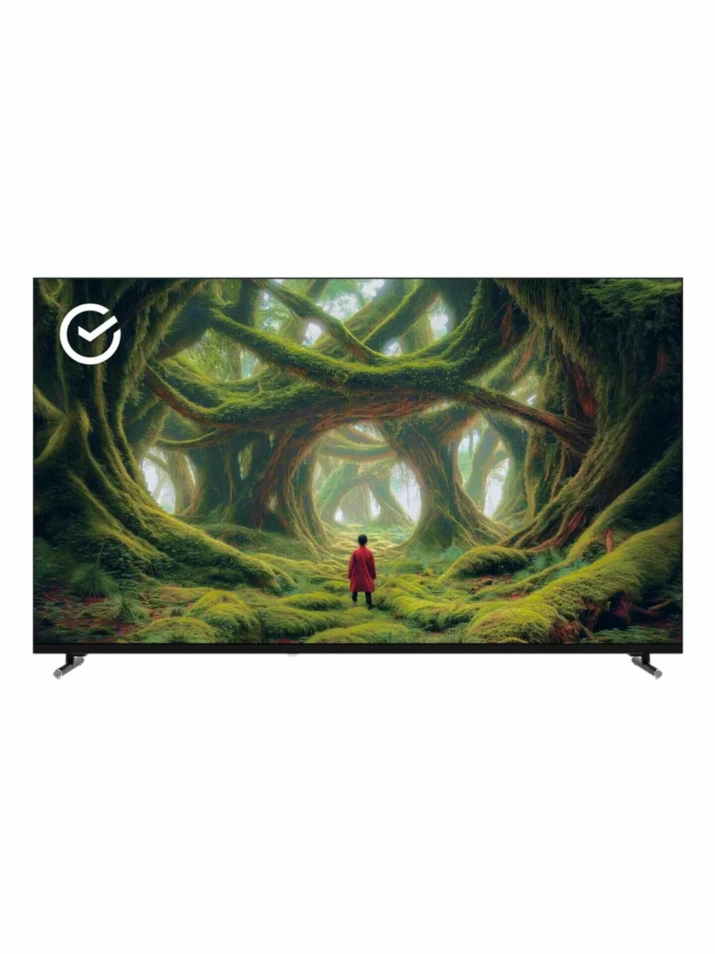 Телевизор 65 дюйма SBER SDX-65U4139, Смарт ТВ, Салют ТВ, HDR, Пульт ДУ, Bluetooth, Тонкие рамки, 65" 4K UHD, черный