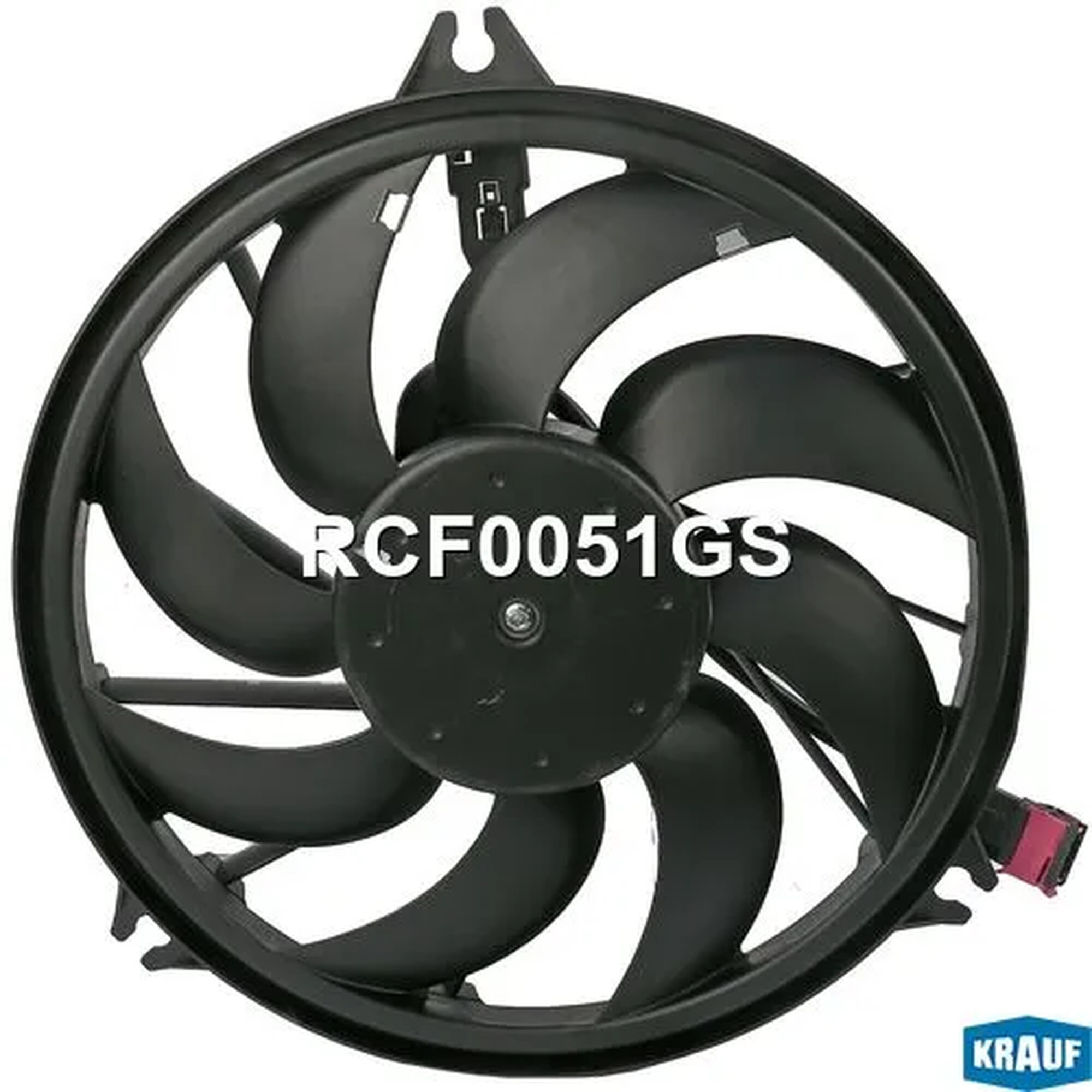 Вентилятор охлаждения KRAUF RCF0051GS для легковых автомобилей Peugeot 206