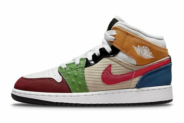Кроссовки Air Jordan 1 Mid SE Craft (GS)