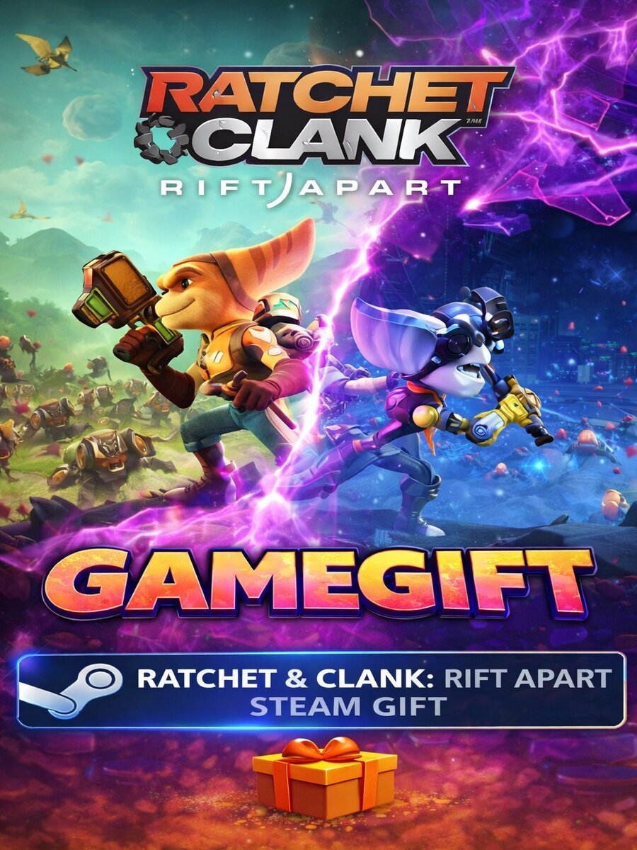 Игра Ratchet & Clank: Rift Apart для STEAM ПК (PC) | Страна активации - Индия | Подарком на Ваш аккаунт | Автовыдача