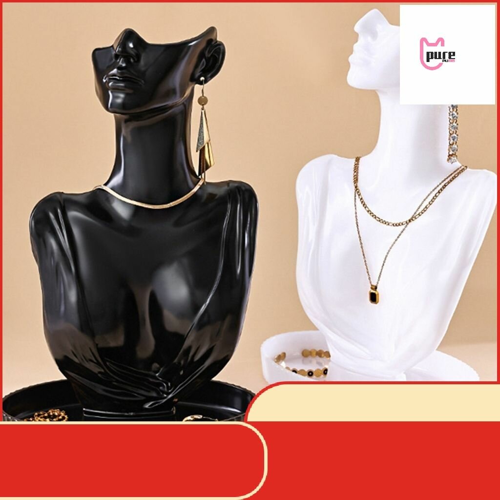 Эксклюзивный манекен для демонстрации ювелирных украшений, стенд для колец и сережек в элегантном исполнении