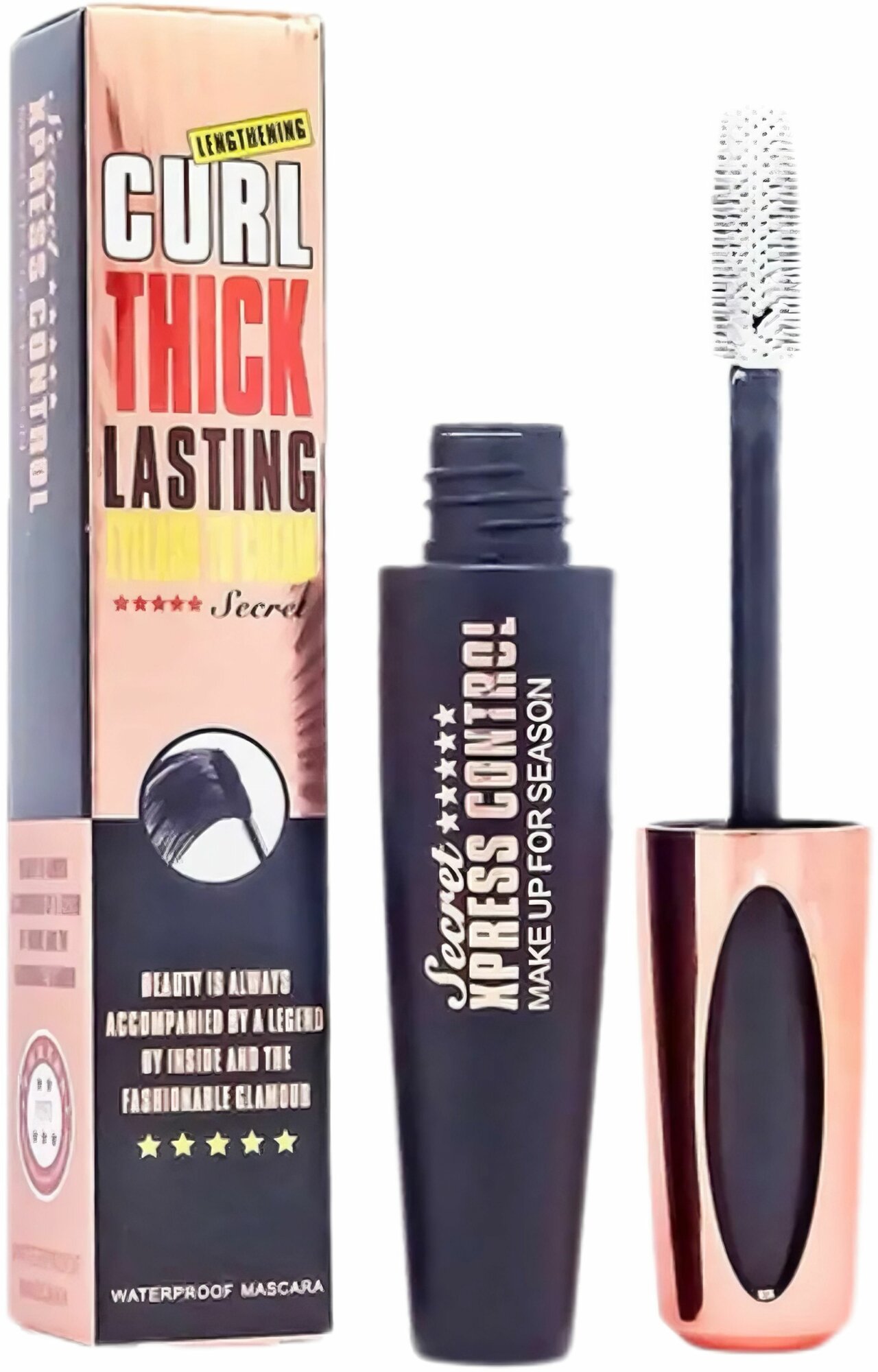 Тушь праймер для ресниц объем Белая, Secret 12 мл.