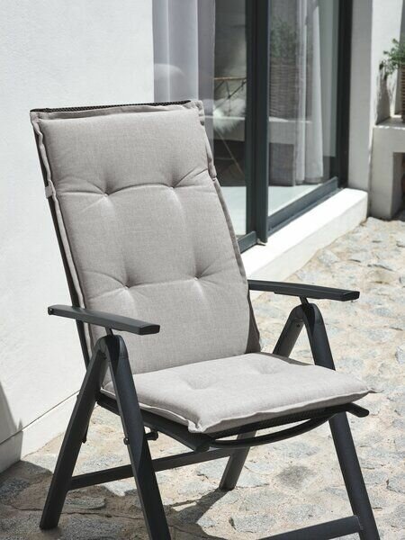 Садовая подушка для кресла-реклайнера Jysk HOPBALLE , цвет светло-серый 50x117x6 см