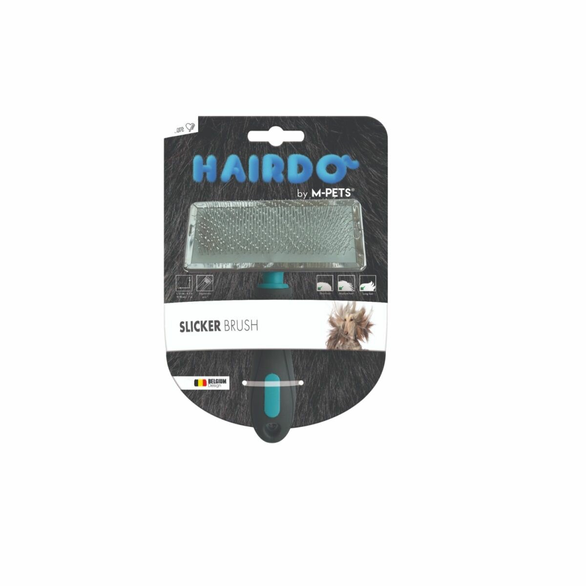 M-PETS Щетка-сликер пуходерка, 18 см Расческа