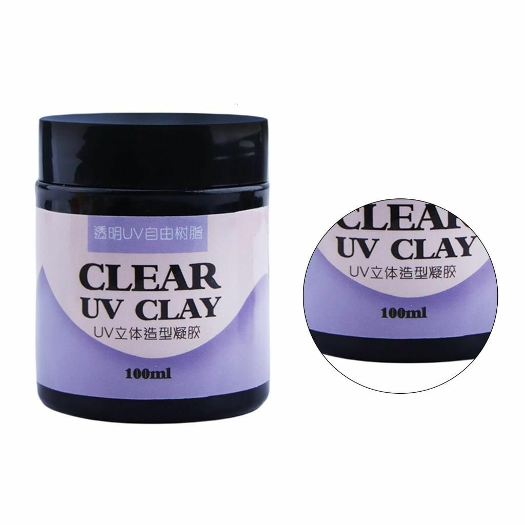 Прозрачная ультрафиолетовая смола для скульптур и ювелирных изделий, 100ml